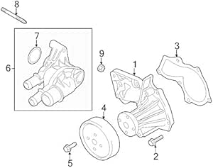 Amazon.com: Genuine Ford Parts - Pump Asy - Water (DS7Z-8501-E ...