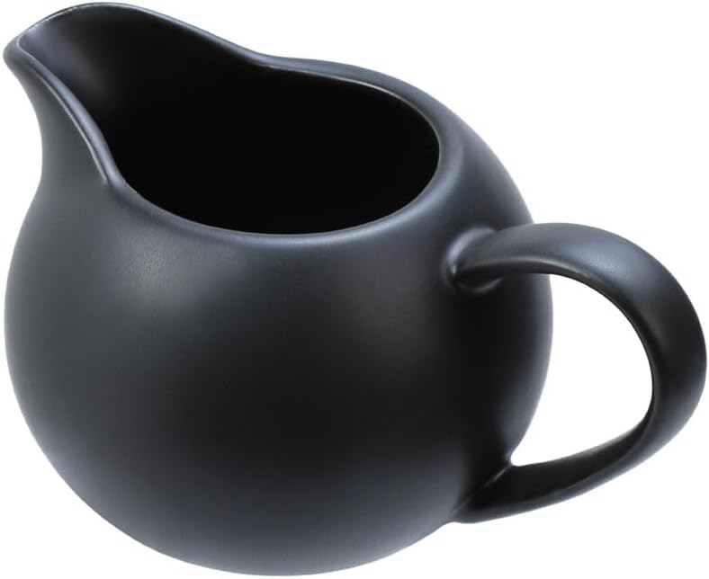 Amazon.com | RockTrend Black Mini Simple Ceramic Coffee Milk Creamer ...