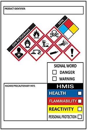 Amazon.com: GHS Labels, SDS OSHA Labels for Chemical Safety Data, 3 x 4 Inch MSDS Stickers ...