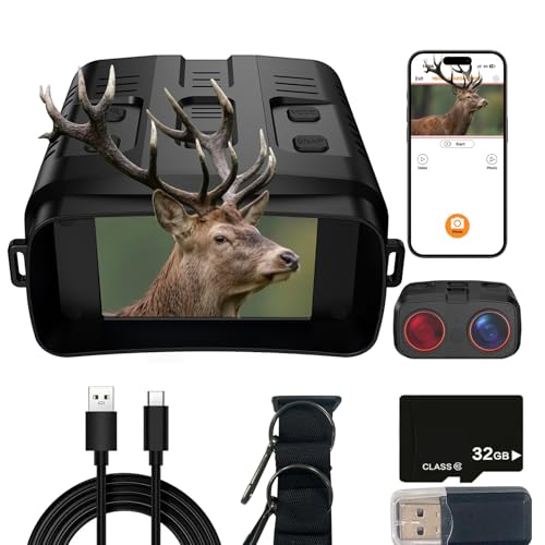 Amazon: 4K Day/Night Vision Goggles | 10X Zoom Night Vision Binoculars ...