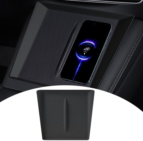 Amazon.com: LUCKEASY Center Console Wireless Charger Mat for Tesla ...