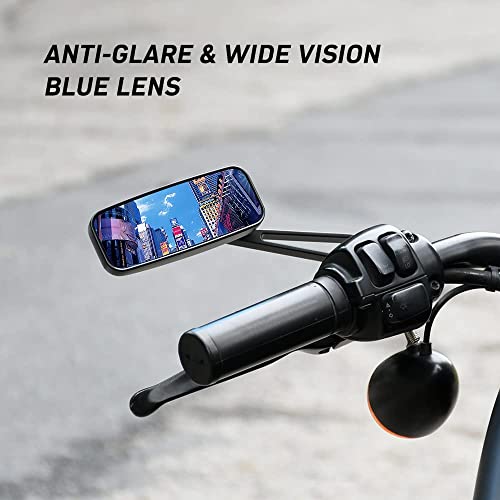 Snapklik.com : WTZMOTO Harley Mirrors Black - Motorcycle Side View ...