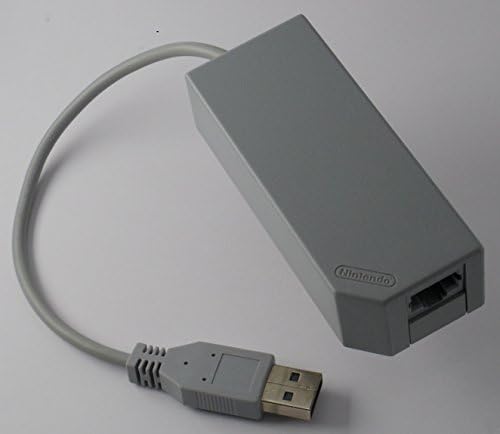Nintendo Official Lan Adapter, USB/Ethernet Network Adapter for Wii ...