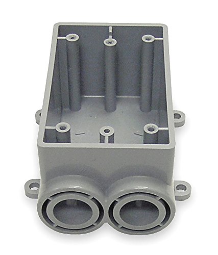 Weatherproof Box, 2Inlet, 1/2 in Hub, PVC: Amazon.com: Tools & Home ...