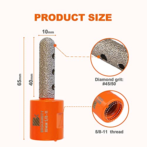 Snapklik.com : Diamond Finger Milling Bits,BRSCHNITT 3/8 Inch 10mm Dry ...