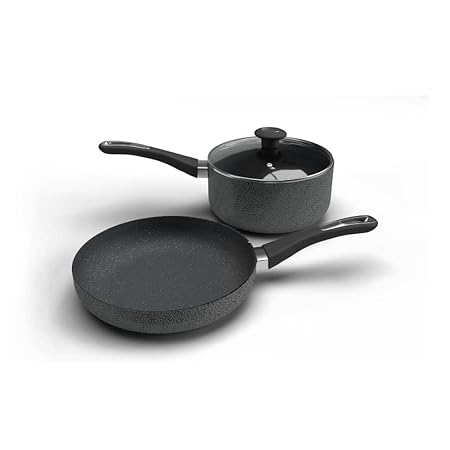 Buy Impex 3 Pcs Nonstick Royal Cookware Set | 10 Times Tougher with 5 ...
