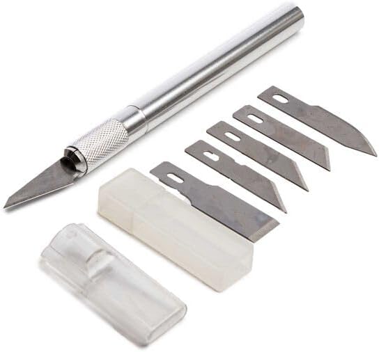 Amazon.com: SMB Precision Medium Duty Textured Handle Hobby Knife w/Cap ...