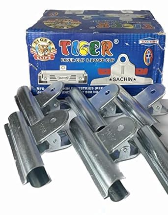 TIGER Paper Clip 4 inch '' MS steel [ 24 pieces in one box ]… : Amazon ...