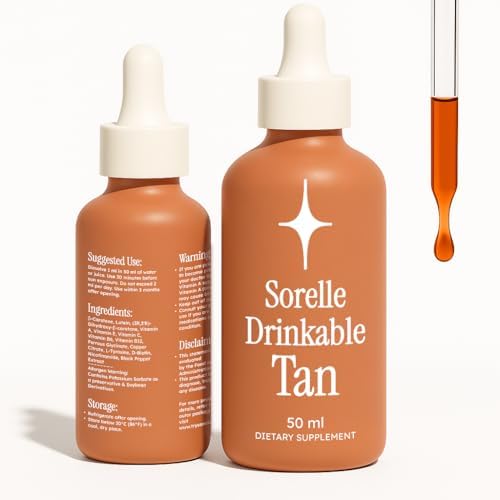 Amazon.com: Sorelle Tanning Drops to Drink - 100% Natural Oral Liquid ...