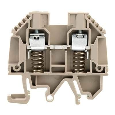 Weidmuller WDU 6 SL Terminal Block with spring loaded Screw terminals ...