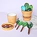 Amazon.com: Cactus Measuring Spoons Set in Pot Ceramic Baking Measuring ...