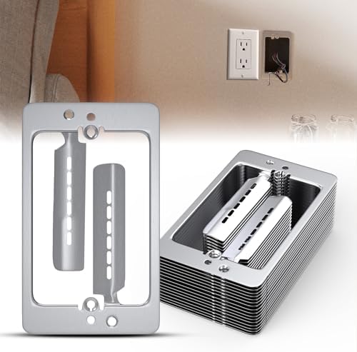 BestMounts - 10 Pack Low Voltage Mounting Brackets 1 Gang Multipurpose ...