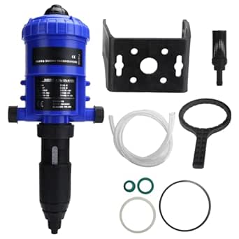 Amazon.com : P2510 3-10% Adjustable Automatic Fertilizer Injector, Water Powered Chemical Liquid ...