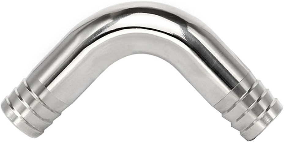 Pysrych 304 Stainless Steel Sanitary Hose Barb Fitting 5/8" Barbed x 5/8" Barbed 90 Degree Elbow ...