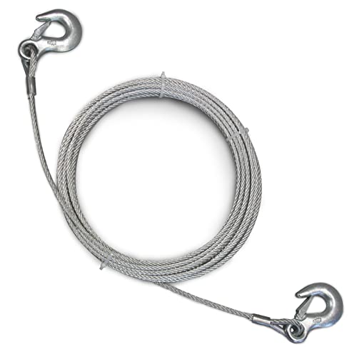 Snapklik.com : Towmavin Towing Steel Winch Cable, 5/16 X 50 Foot Wire Rope