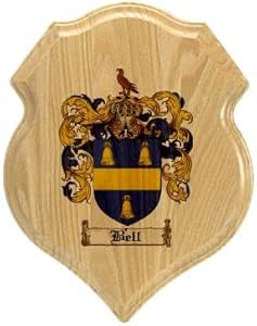 Amazon.com: Bell Coat of Arms Plaque / Family Crest Plaque : Home & Kitchen