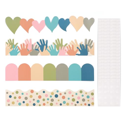 Boho Bulletin Board Borders Classroom Colorful Bulletin Board - Import ...