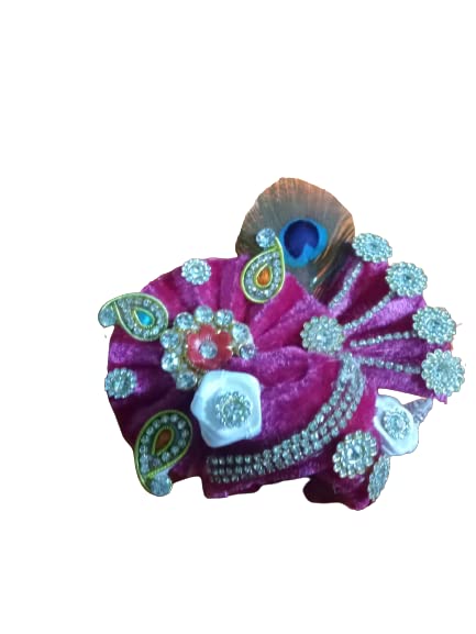 Laddu Gopal Pagdi, kanha ji pugdi, Thakur ji pagdi : Amazon.in: Home ...