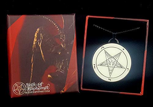 Snapklik.com : Church Of Satan Sigil Of Baphomet Maurice Bessy