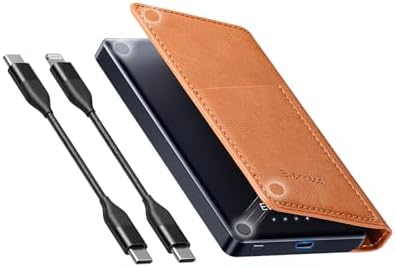 Amazon.com: Portable Wallet Power Bank Slim 5000mAh Travel Essentials ...
