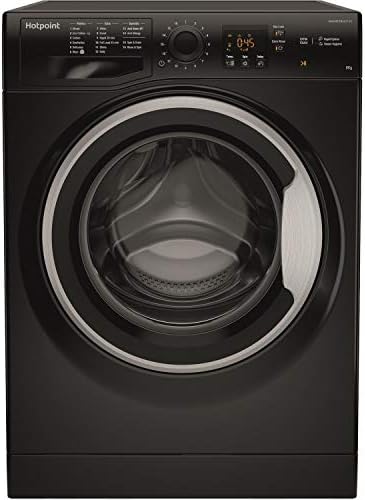 HOTPOINT NSWM843CBS 8kg 1400rpm Freestanding Washing Machine - Black ...