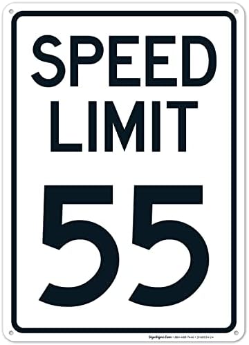 Amazon.com: New Metal Sign Aluminum Sign R2 1 55 MPH Speed Limit H.I.P ...