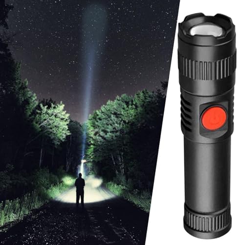 Flashlight Rechargeable,High Lumens Tactical Flashlight,Super Bright ...