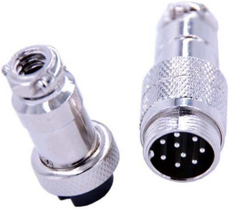 Amazon.com: ELECBEE GX16 Cable 9 Pin Connector Round Straight Male ...