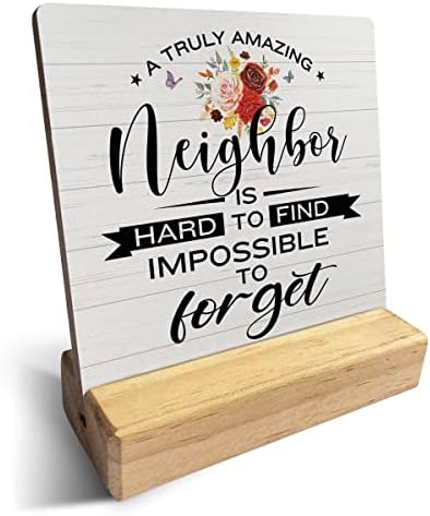 Amazon.com: Wooden & Antique - A Good Neighbor is a Welcome Blessing ...