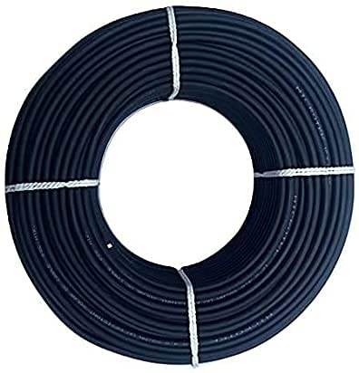 DC Solar Cable HPL 100 Meter 4 SQ MM-Black : Amazon.in: Garden & Outdoors