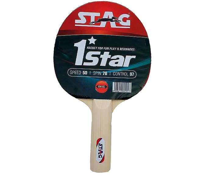 Stag Global 1 Star Table Tennis Racquet : Amazon.in: Sports, Fitness ...