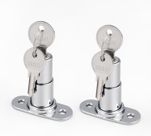 NOBLE Pedestal Lock with 2 Keys |Front Multi Drawer Lock| for Cabinet ...