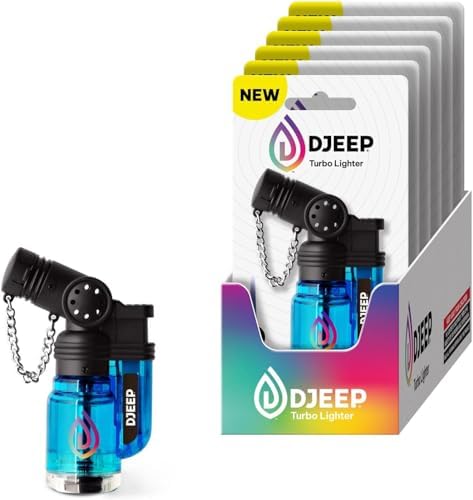 Amazon.com: DJEEP Turbo Mini Butane Torch Lighter, Wind Resistant ...