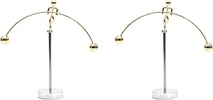 2X Steel Physics Toy Kinetic Art Balance Toy Balancing Decompressive ...