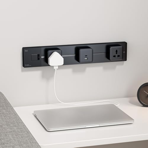 Amazon.com: Illus Wall Mount Power Strip for Tabletop and Walls, 8000W ...