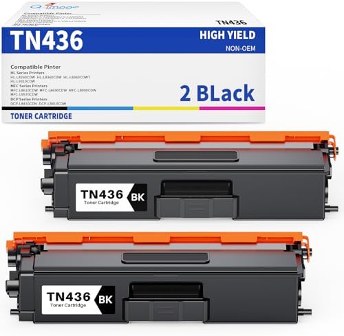 TN436BK TN436 Compatible Toner Cartridge Replacement for Brother TN436 ...