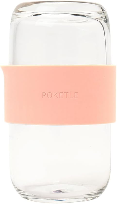 Amazon｜POKETLE ポケトル ガラス 急須 セット シリコンフィルター 1人用 120ml 食洗機対応 BPAフリー ビードロ カルム ピンク｜急須 オンライン通販