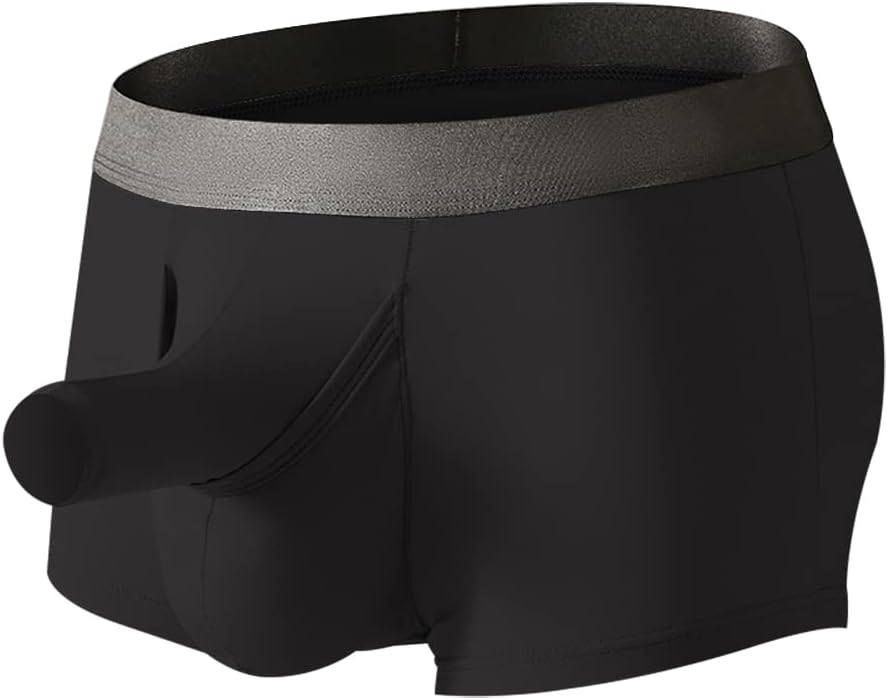 Cerahome Men's Underwear Separated Pouch Modal Boxer Briefs Elephant ...