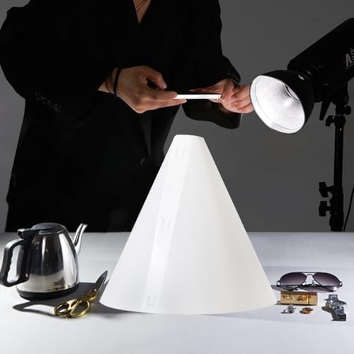 Amazon.com : EOAJAFOU Light Cone 360 Degree Photography Diffuser for ...