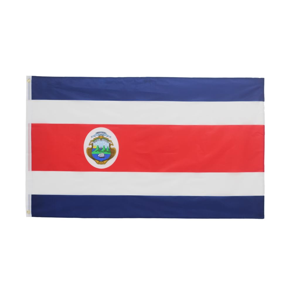 Amazon.com : ANJOR Costa Rica Flag 3x5Fts - Republic of Costa Rica ...