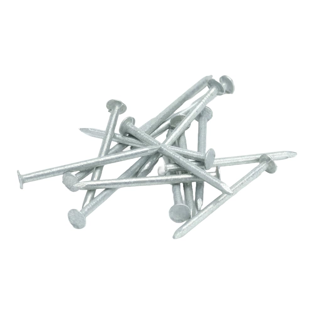 Galvanised Round Wire Nails - 40mm Length (Pack of 140) : Amazon.co.uk ...