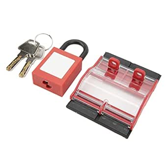 Breaker Protection Cover Lockout Set, 4P Circuit Breaker Cover Padlock ...