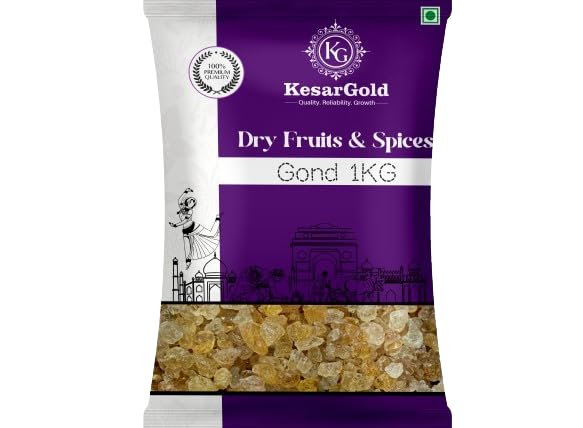 KESAR GOLD Dry Fruits & Spices Natural Gond | Standard Natural Gum ...