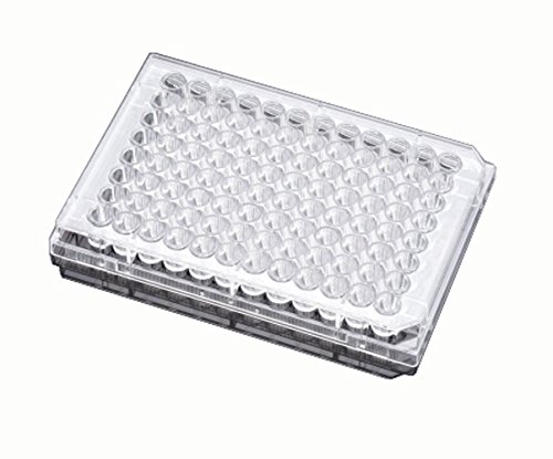 Falcon 353072 Cell Culture Microplate with Lid Sterile, Flat Bottom, TC ...