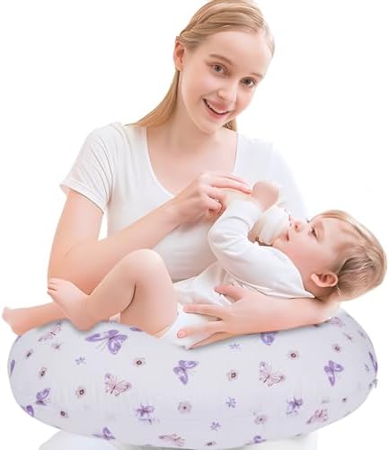 Amazon.com: Plushii Nursing Pillow for Breastfeeding, Breathable Breast Feeding Pillow and ...