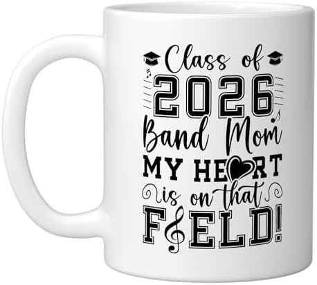 Class Of 2026 Senior Band Mom 2026 Senior Marching Band Mama Ceramic ...