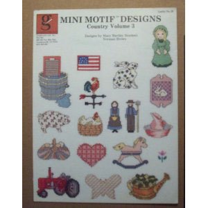 Mini Motif Designs Country Stitching Craft Book - Vol 3 - Livros na ...