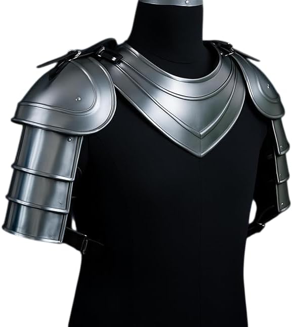 Amazon.com: REDSKY TRADER Medieval Iron Gorget Spaulders Arm Shoulder ...