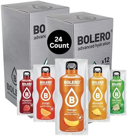 Amazon.com : Bolero- Sugar Free Drink Mix Packets Variety Fruit Flavors ...