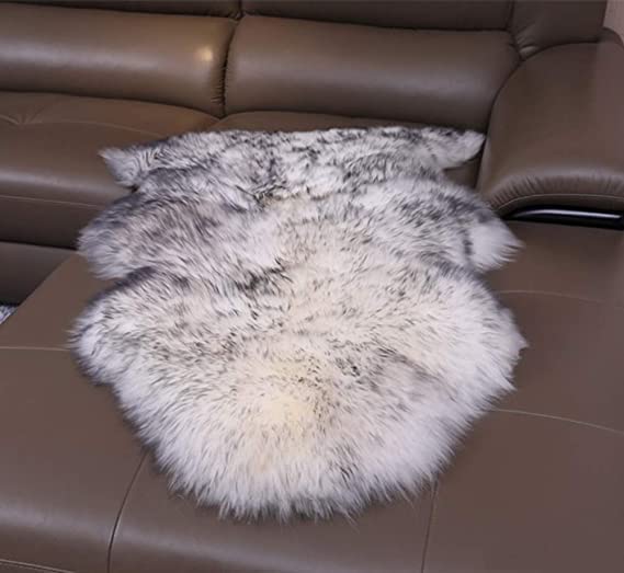 Amazon.com: WL&ALLEN Natural Australia Lamb Fur 100% Sheepskin Natural ...